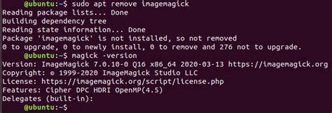Package Management Imagemagick Still Exists After Apt Remove Ask
