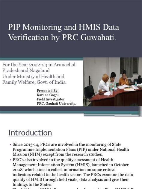 Pip Monitoring And Hmis Data Verification By Prc Pdf
