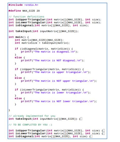 Solved Matrix Problem For This Problem You Are Going To Chegg Com