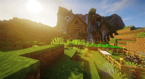Wooden House With Shaders R Minecrafthouses