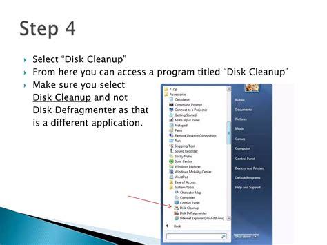 how to use disk cleanup on your pc pptx
