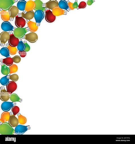 Colorful Bulb Background Stock Vector Image And Art Alamy