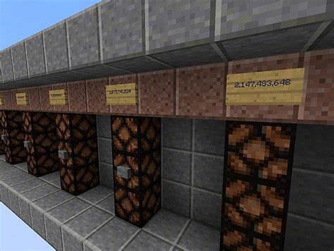 Bit Binary Counter Read Write Minecraft Map
