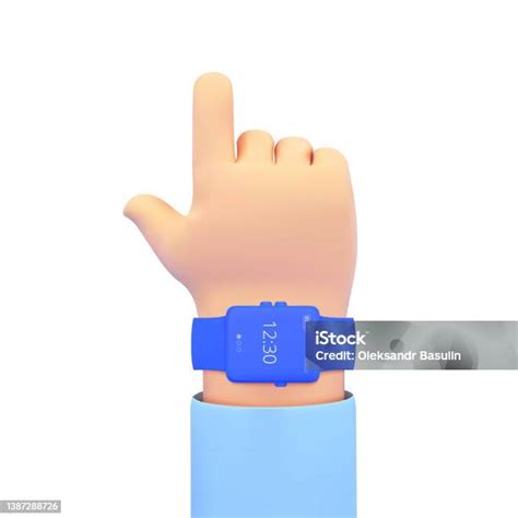 전화를 들고 만화 손 스마트 폰 모형 손가락이 휴대 전화를 누릅니다 벡터 격리 된 그림 3d 스타일 3차원 형태에 대한 스톡 벡터 아트 및 기타 이미지 Istock