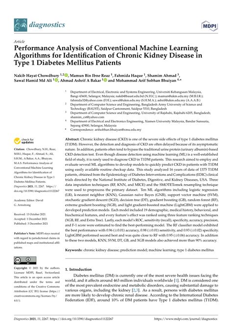 Pdf Performance Analysis Of Conventional Machine Learning Algorithms