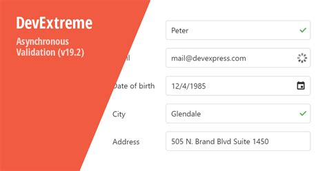 Devextreme Asynchronous Validation V