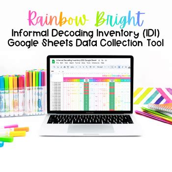 Informal Decoding Inventory IDI Google Sheets Data Collection TPT