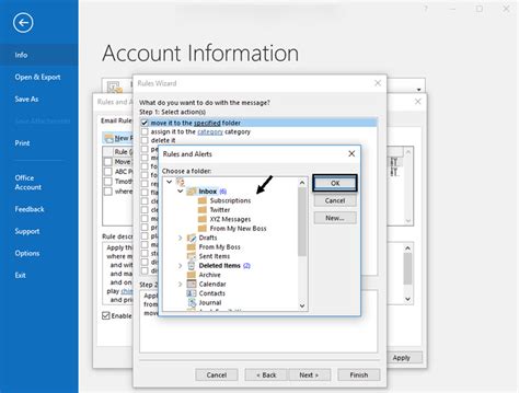 How To Filter Emails In Outlook To Specific Folders With Rules Envato Tuts