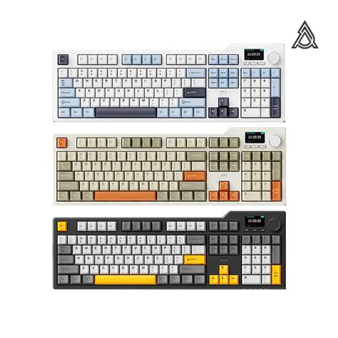 Ajazz Ak35i V3 무선 블루투스 기계식 키보드tft컬러 스크린8000mah104키배열무배 티몬