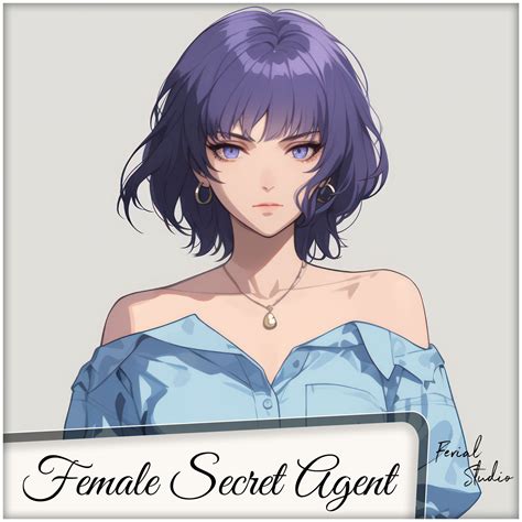 Artstation 🔹250 Female Secret Agent Anime Character Reference Image