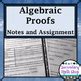 Proof Logic Unit 2 Proof Logic 4 Algebraic Proofs Notes Assignment