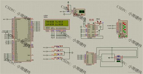 Proteus仿真实例基于stm32单片机的智能窗帘控制系统（仿真文件程序）24 32f 35stm32proteus仿真图智能窗帘 Csdn博客