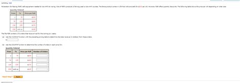 Solved The File Rsr Contains 172 Orders That Have Arrived