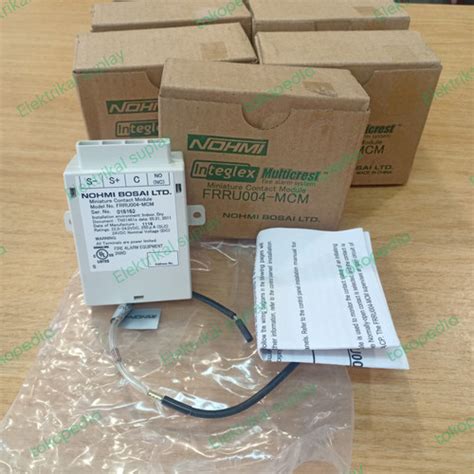 Jual Miniatur Contact Module Frru004 Mcm Nohmi Fire Alarm Jakarta Pusat Eshan Abadi Tokopedia