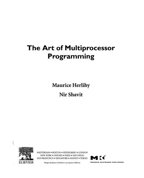 Pdf The Art Of Multiprocessor Programming