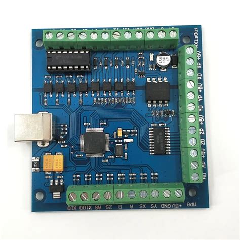 CNC MACH USB Axis KHz USBCNC Smooth Stepper Motion Controller Card Breakout Board For CNC