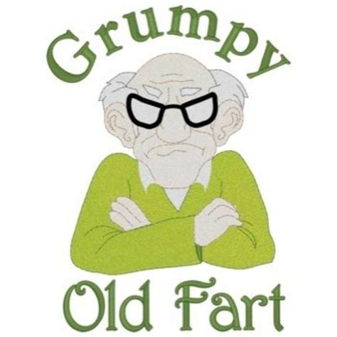 Grumpy Old Fart Machine Embroidery Design Embroidery Library At