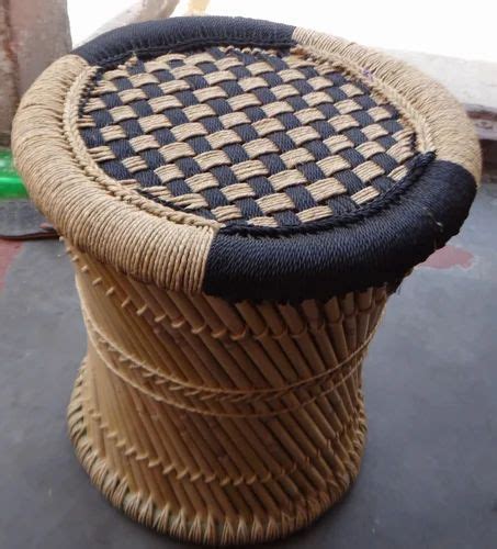 Natural And Black Mudda Stool At Rs 600piece In Meerut Id 19220407797