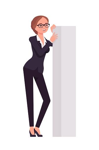 우아한 자신감있는 여성 비즈니스 조수 클래식 바지 정장 여성 서있는 경영자에 대한 스톡 벡터 아트 및 기타 이미지 경영자 교사 교육 관련 직업 기업 비즈니스 Istock