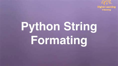 74 Python String Formating Online Training Download App From Below Link Youtube