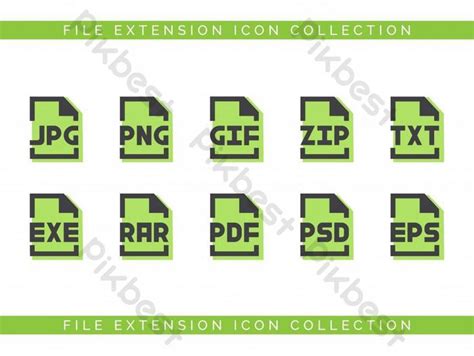 Modern File Extension Pack For Designer Vector Graphic Element Png Modern File Extension Pack For Designer Vector Graphic Element Png