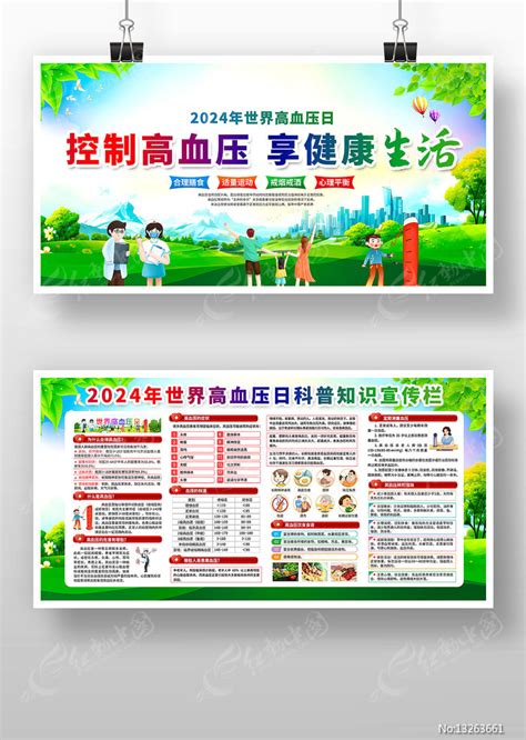 2024年世界高血压日展板图片下载 红动中国
