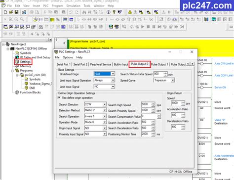 plc omron servo control delta b2 tutorial