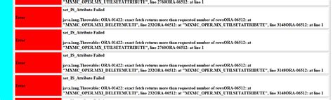 Ora 01422 Exact Fetch Returns More Than Requested Sap Community