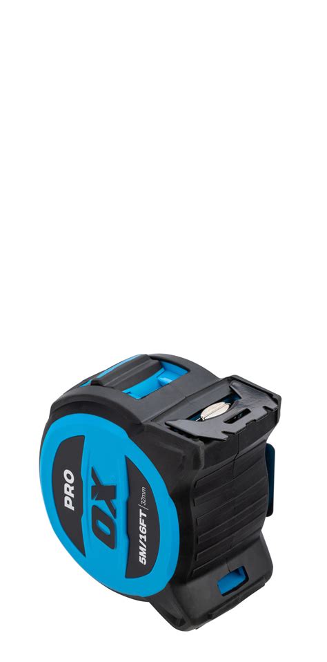 Ox Pro 5m16ft Tuff Blade Tape Measure Magnetic Dual Hook And 32mm Wide
