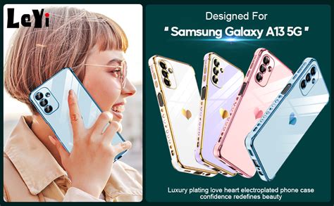 Leyi For Samsung A13 5g Case With Aesthetic Full Camera