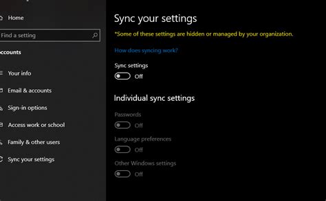 Sync Your Settings Keeps Reverting Windows 10 Forums