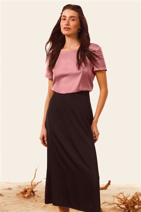 Футболка штучний шовк фрезова Vovk