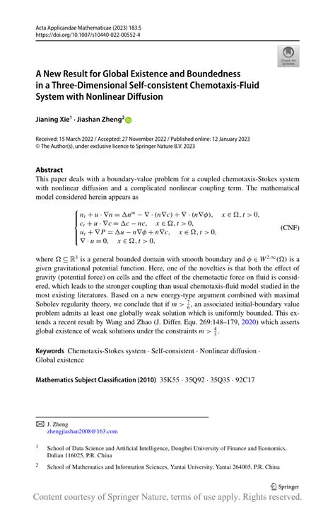 A New Result For Global Existence And Boundedness In A Three