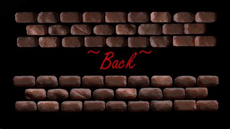 Brick Stone Pack 2600 Vertex Obj Fbx Level Design 3D Model 20 Obj