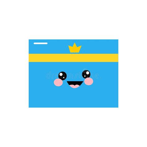 Cute Vip Bank Card Kawai Cartoon Finance Concept Stock Vector