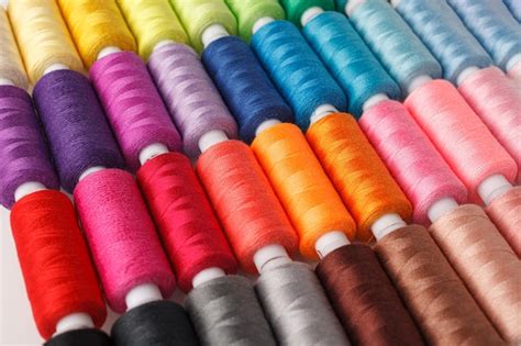 Premium Photo Set Of Colorful Spools Of Thread