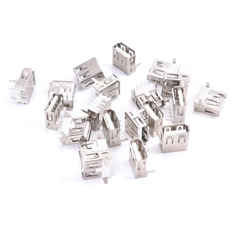 สดชื่นหัวแจ็คเสียบสายไฟตัวผู้ตัวเมียเสียบพอร์ต Usb Type A แบบมาตรฐานจำนวน10ชิ้น Th