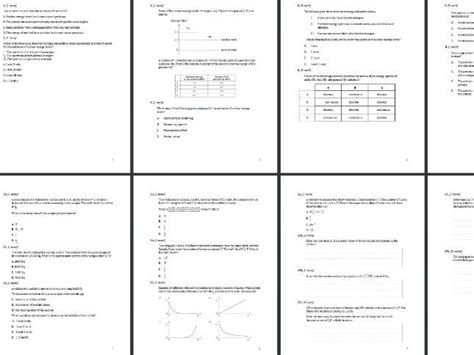 IB DP Physics Question Book E Radioactive Decay HL First Exams Teaching Resources
