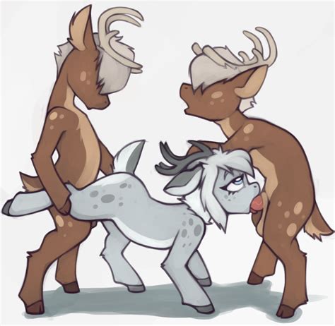 Rule 34 Deer Equid Equine Fellatio Female Feral Group Group Sex