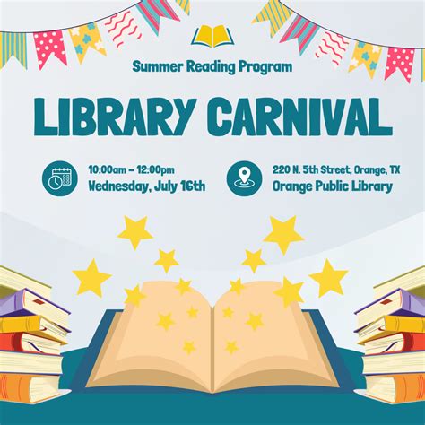Library Carnival Orange Tx