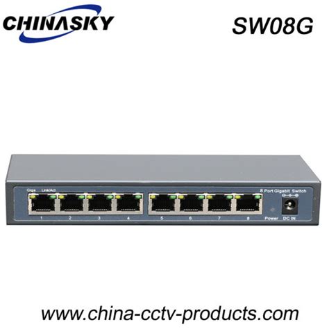 China 8 Port 10 100 1000mbps Rj45 Auto Mdi Mdix Managed Ethernet Switch Sw08g China Ethernet