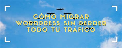 Cómo migrar WordPress sin perder todo tu tráfico