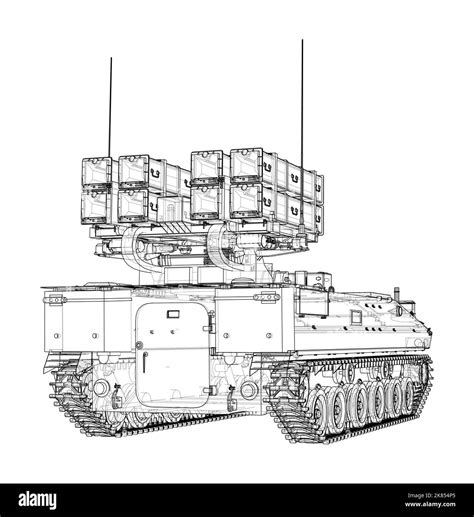 Military Track Missle System Vector Stock Vector Image And Art Alamy