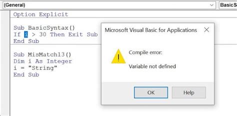 How To Handle VBAs Four Most Common Errors In Microsoft 365 Apps