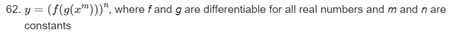 Solved Calculate The Derivative Of The Following Chegg Com