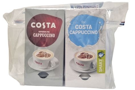 Tassimo Costa Cappuccino Coffee Pods X 8 No Outer Packaging In A