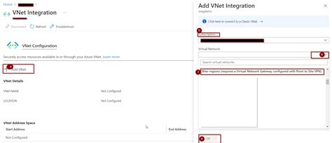 How To Set Up A Gateway Required Vnet Integration Microsoft Qanda
