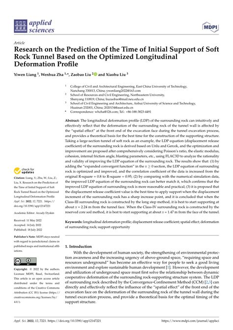 Pdf Research On The Prediction Of The Time Of Initial Support Of Soft