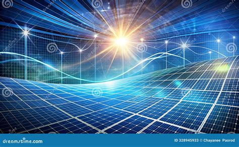 Energy Net Flows Dot Particle Lines Penetrating Fog Neon Lights Plexus Of Knots Curved Node