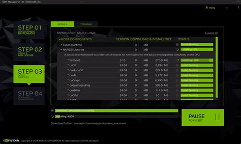 Install Rapids Sdk With Sdk Manager — Sdk Manager
